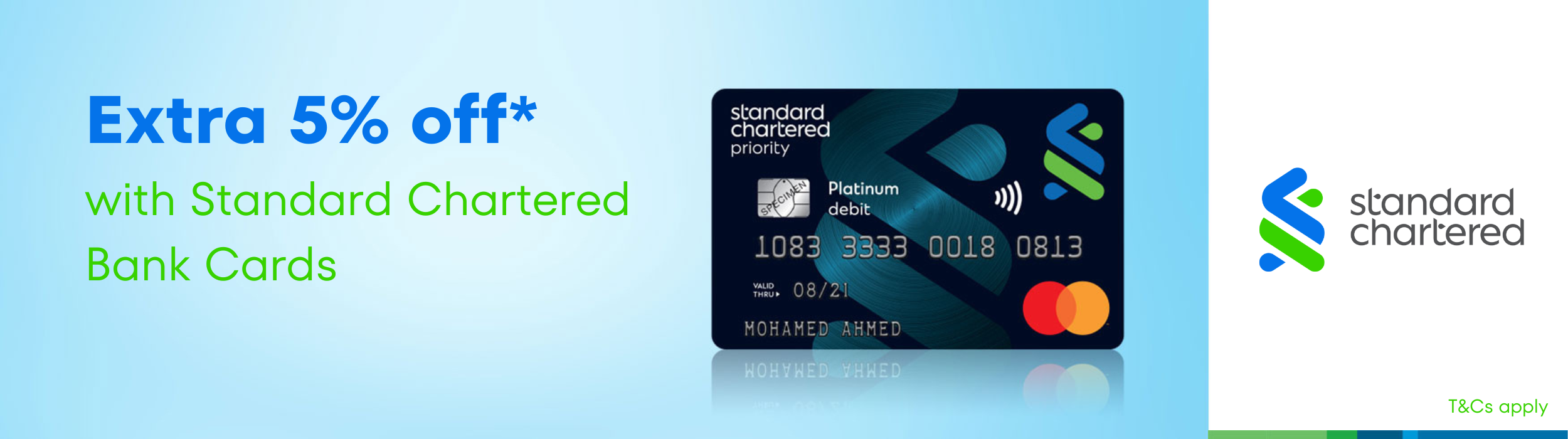 Standard Chartered Bank Cards Discount Voucher - AlfaShop.ae
