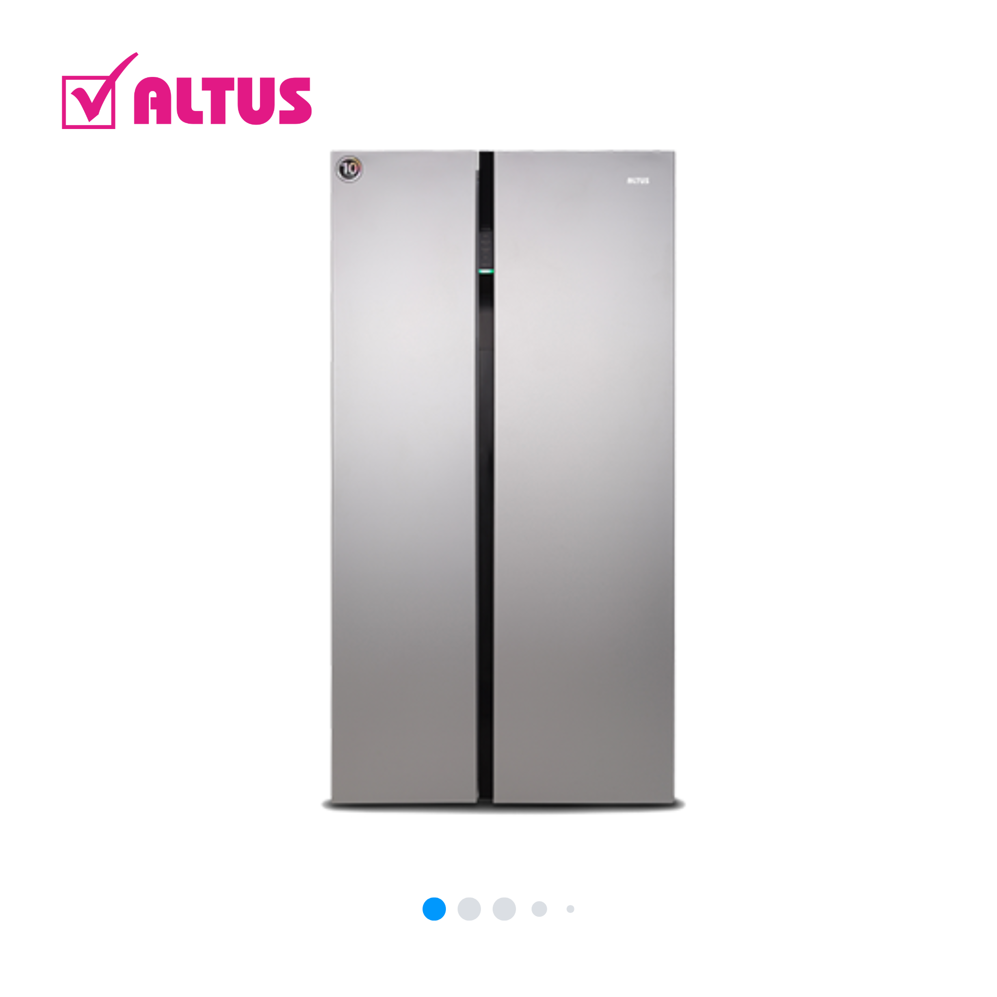 Altus 640L Side by Side Refrigerator, AL640ZIS – AlfaShop.ae