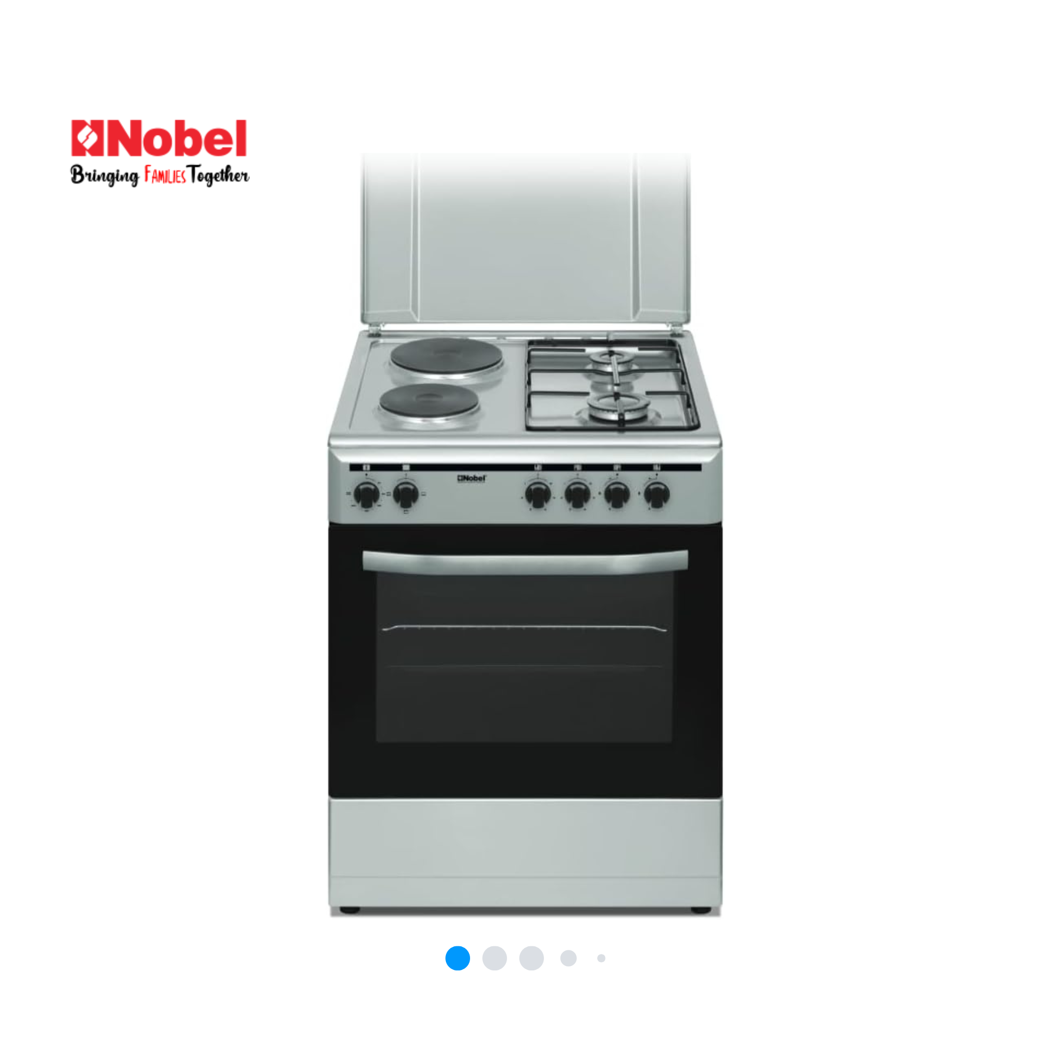 Nobel 60X60 Cm 2 Hot Plate and 2 Gas Cooker, NGC7222 – AlfaShop.ae