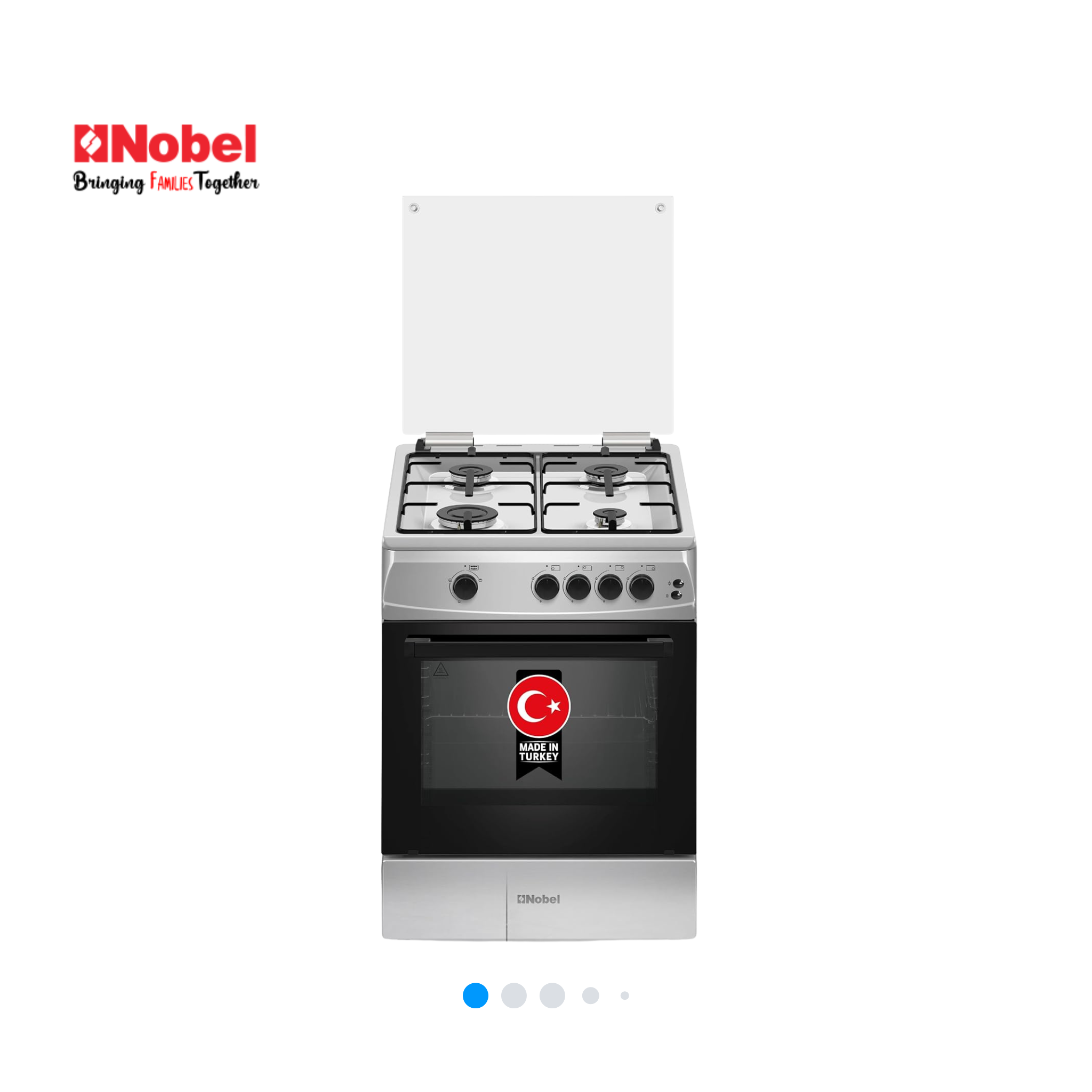 Nobel 60X60Cm 4 Burner Cooking Range, NGC6611 – AlfaShop.ae