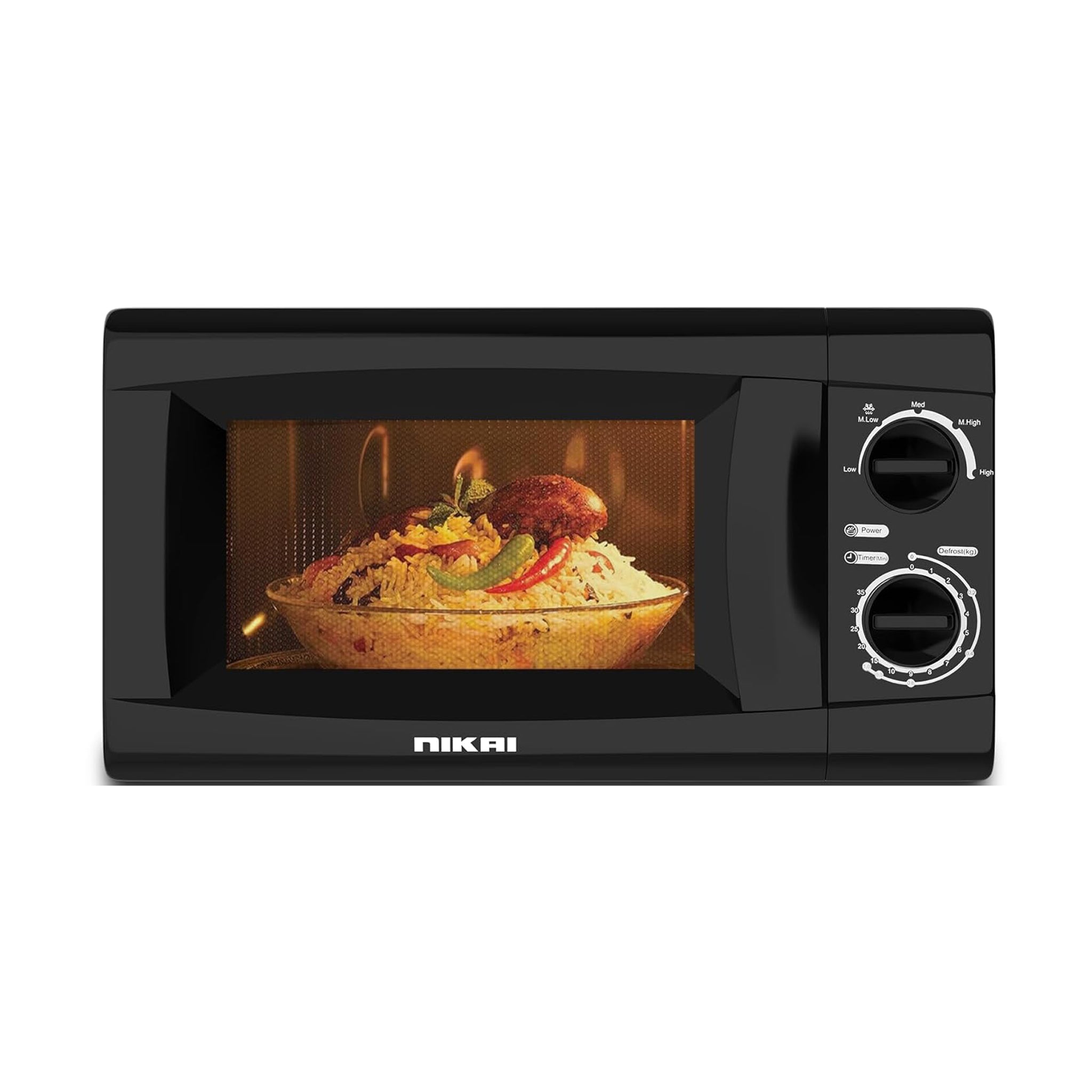Nikai 20L Microwave Oven with Defrost Function, NMO616N1 – AlfaShop.ae