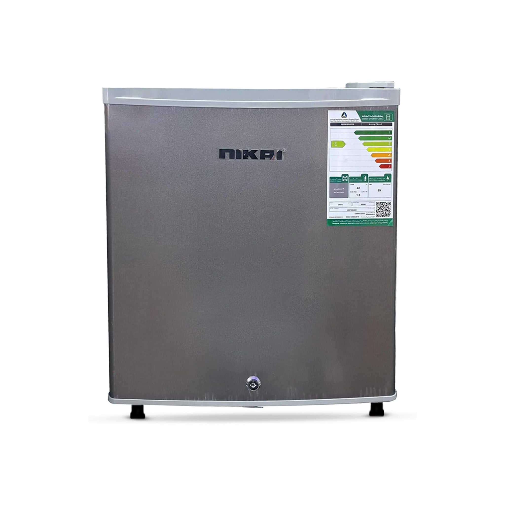 Nikai 65L Compact Single Door Mini Refrigerator, NRF65N6S – AlfaShop.ae